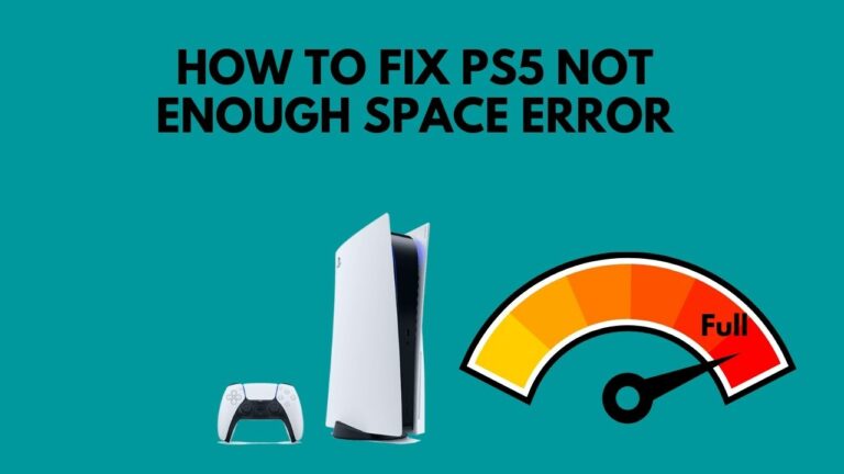 PlayStation5 don’t have enough space [Quick Fix]