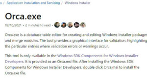 Download Orca MSI Editor | With Installation Guide [2024]