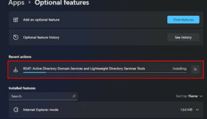 Install Active Directory Users and Computers on Windows 11