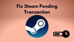 How to Fix Steam Pending Transaction [Tested Methods 2024]