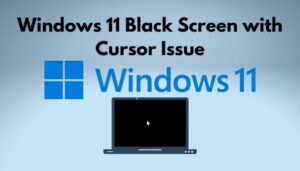 Windows 11 Black Screen with Cursor Issue [2024 Fix]
