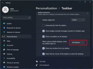 Move Taskbar to Another Monitor on Windows 11 [2024 Guide]