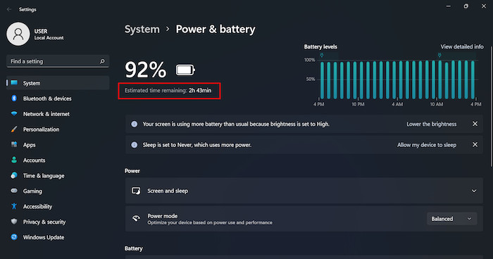 How to Show Battery Percentage on Windows 11 Laptop [Tested 2023]