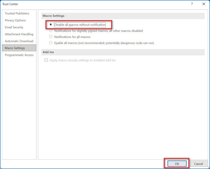 Outlook Enable Or Disable Macros Definitive Guide 2023 