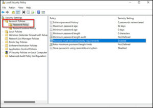 Windows 11 Remove Password Complexity Requirements[2024]