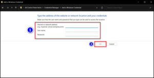 Enter Network Credentials Error on Windows 11/10 [Fixed 2024]