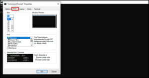 Windows Command Prompt: How to Change the Font and Colors