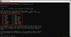 Windows Command Prompt: How to Change the Font and Colors