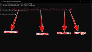 Windows 11 Import & Export Registry Keys from Command Line