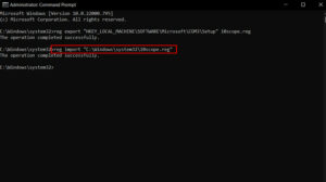 Windows 11 Import & Export Registry Keys from Command Line