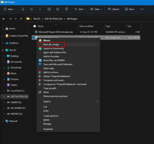 Mount, Burn, Create & Unmount ISO File in Windows 11 [2024]