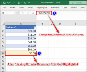 Find a Circular Reference in MS Excel [Locate & Fix 2024]