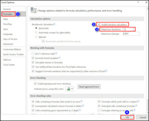 Find a Circular Reference in MS Excel [Locate & Fix 2024]