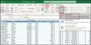 How to Freeze Panes in Microsoft Excel [With Video Tutorial]