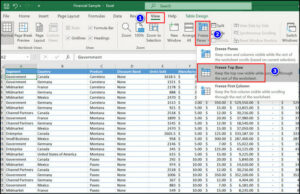 How to Freeze Panes in Microsoft Excel [With Video Tutorial]