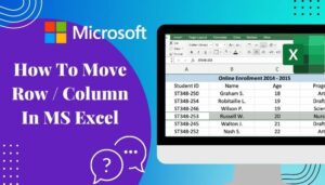 How to Move Row/Column in MS Excel [The Fastest Way 2023]