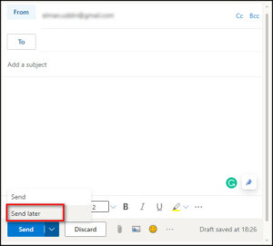 Delay or Schedule an Email Message in Outlook [Guide 2024]