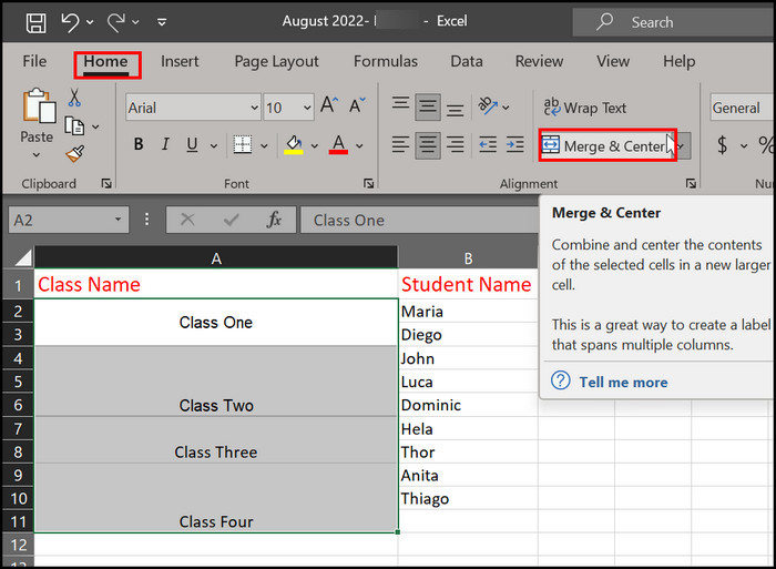 How To Unmerge Cells In Microsoft Excel 2 Quick Tips 2023 