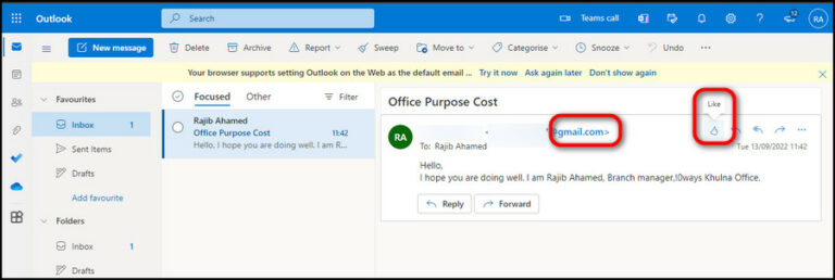 How to Like an Email in Outlook Desktop [Latest News 2024]