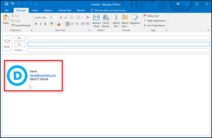 Change The Alignment Of An Image In Outlook Tested Method 