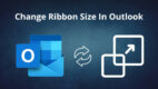 Change Ribbon Size in Outlook [Reduce Size With One Click]