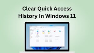 How to Clear Quick Access History in Windows 11 [3 Easy Ways]