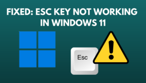 Fixed: Esc Key Not Working in Windows 11 [8 Proven Methods]