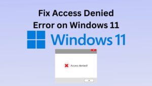 Fix Access Denied Error on Windows 11 [Tested Approach 2023]