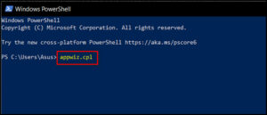 Open Programs and Features in Windows 10 [The Fastest Way]