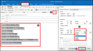 Adjust Line Spacing in Outlook [Change Within A Minute]