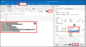 Adjust Line Spacing in Outlook [Change Within A Minute]