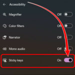Turn On or Off Sticky Keys in Windows 11 [Ease of Access]