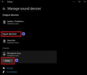 Enable and Set the Default Microphone in Windows 10 [2024]