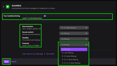 Twitch TV: Configure Automod on Twitch Chat [Setup Guide 2024]