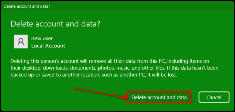 Remove Microsoft Administrator Account from Windows 11