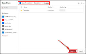 Duplicate a File in SharePoint Online [One Minute Guide]