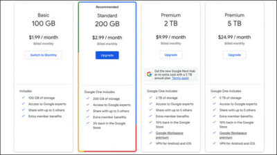 How to Upgrade Google One Storage [Plans & Pricing]