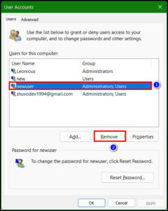 Remove Microsoft Administrator Account from Windows 11