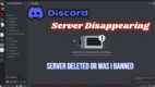 Discord Server Disappearing: Server Deleted or Was I Banned?