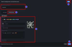 Add a Welcome & Goodbye Message on Your Discord Server
