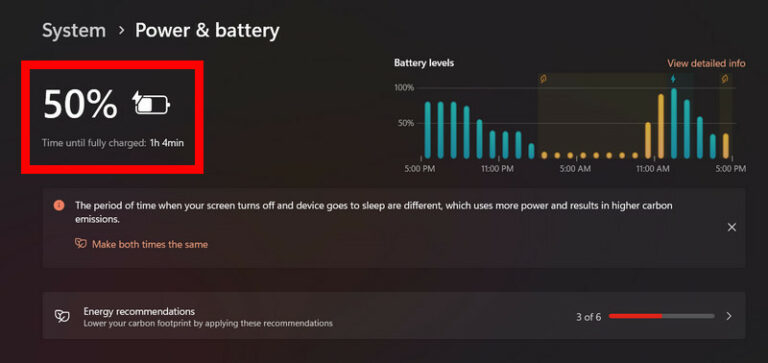 How to Show Battery Percentage on Windows 11 [2024]